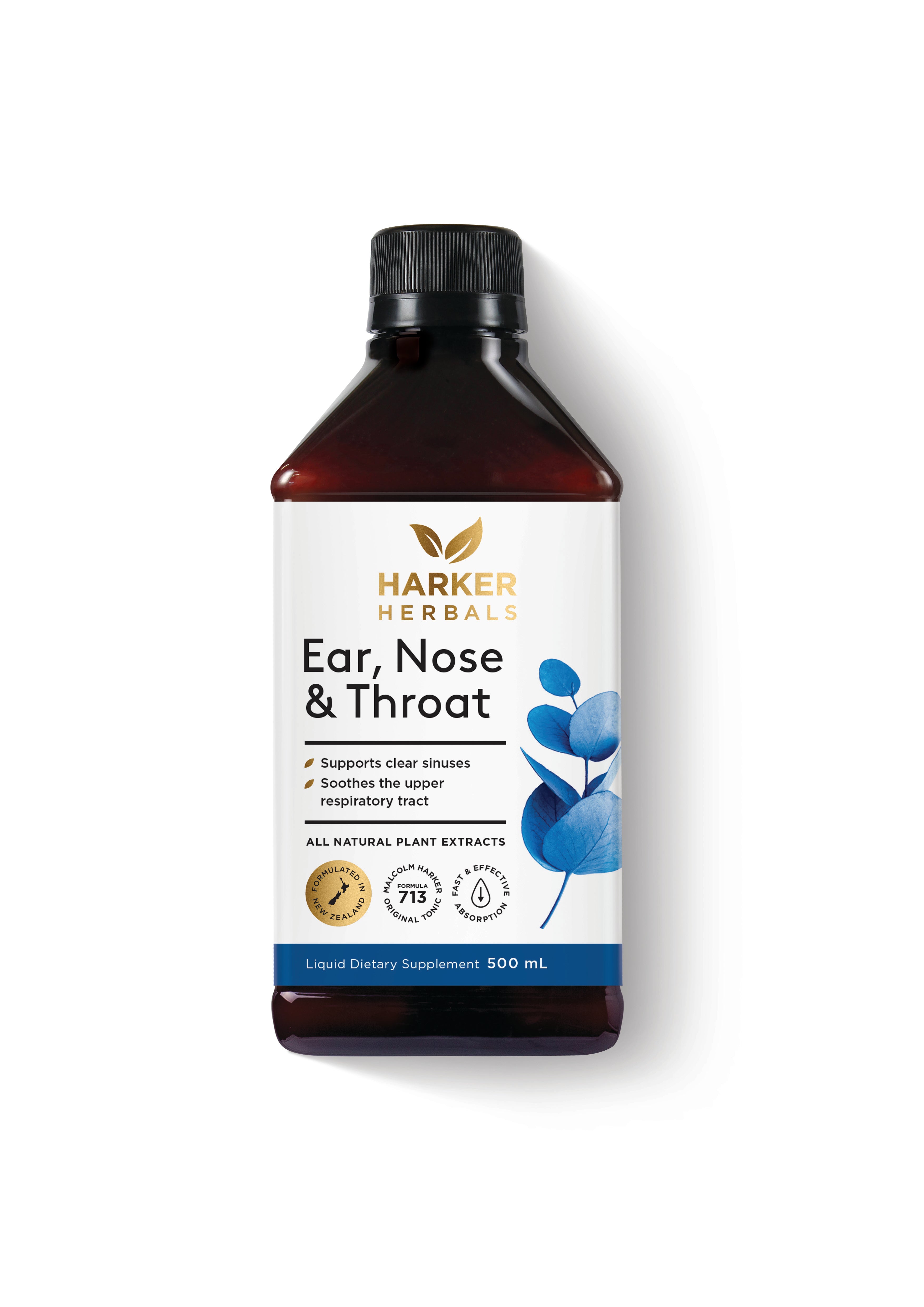 [Harker Herbals] Ear Nose & Throat Tonic (500ml) | 365 Health Limited