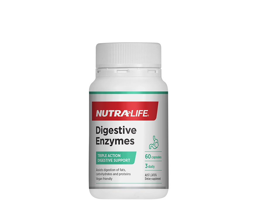 ***ONLINE ONLY PRICE*** Digestive Enzymes 60capsules | 365 Health Limited